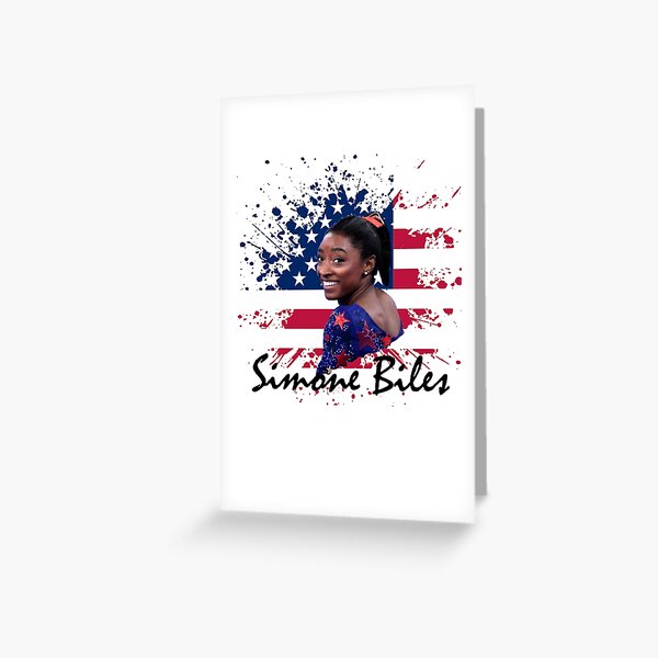 "SIMONE BILES-OLYMPIC HERO-OLYMPICS" Greeting Card for Sale by Cotton4u ...