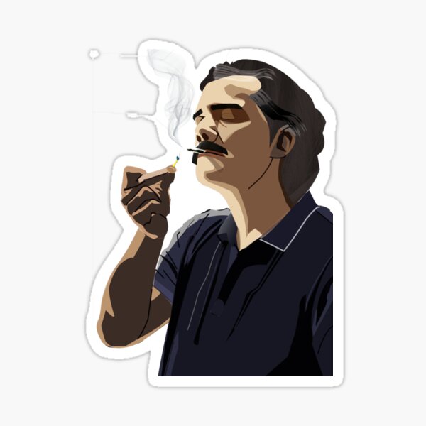 "El Patrón - Pablo Escobar " Sticker for Sale by Filancershop | Redbubble