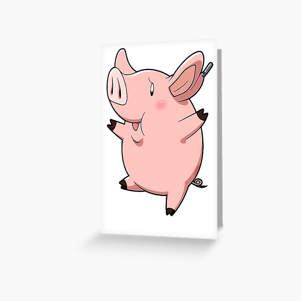 "Seven Deadly Sins pig" Greeting Card by Jason4550 | Redbubble