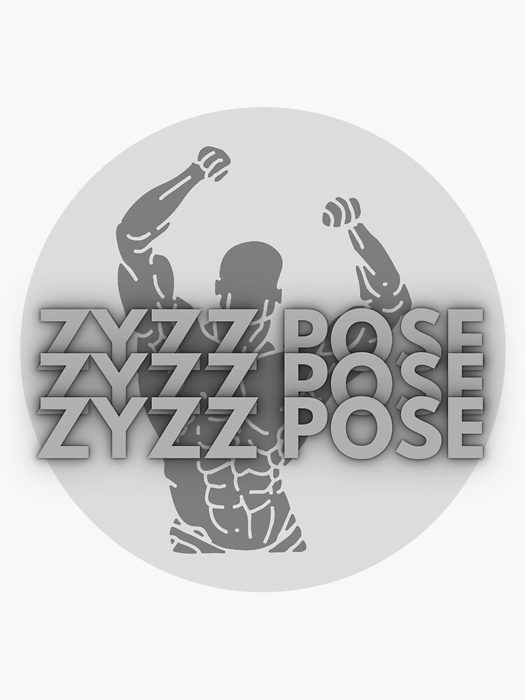 "zyzz pose" Sticker for Sale by RERM | Redbubble