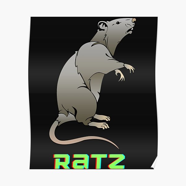 "Ratz Ratz pink meme " Poster for Sale by DangerDay | Redbubble