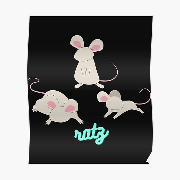 "Ratz Ratz pink meme " Poster for Sale by DangerDay | Redbubble