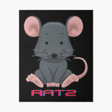 "Ratz Ratz pink meme " Art Board Print for Sale by DangerDay | Redbubble