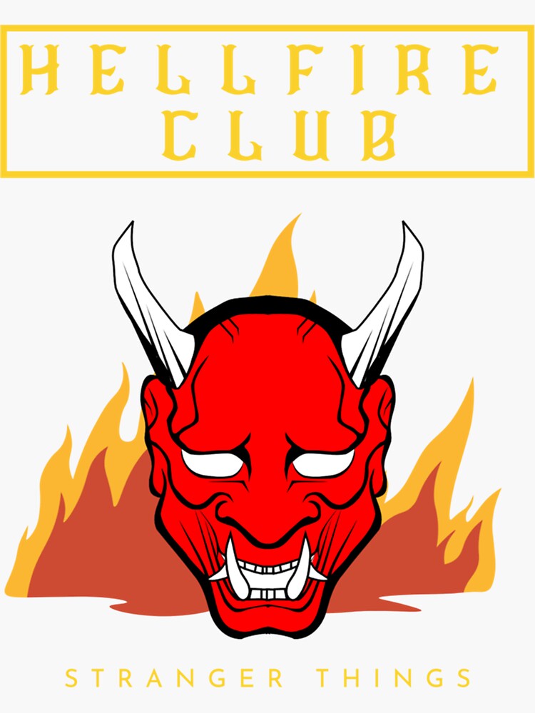 "Hellfire Club Stranger Things Classic " Sticker for Sale by ...