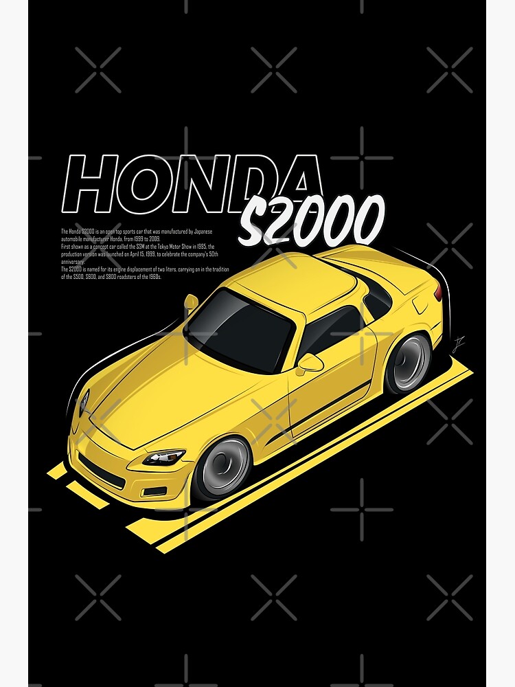 "S2000 - Japanese sports car" Art Print for Sale by JI-AutoDesign ...