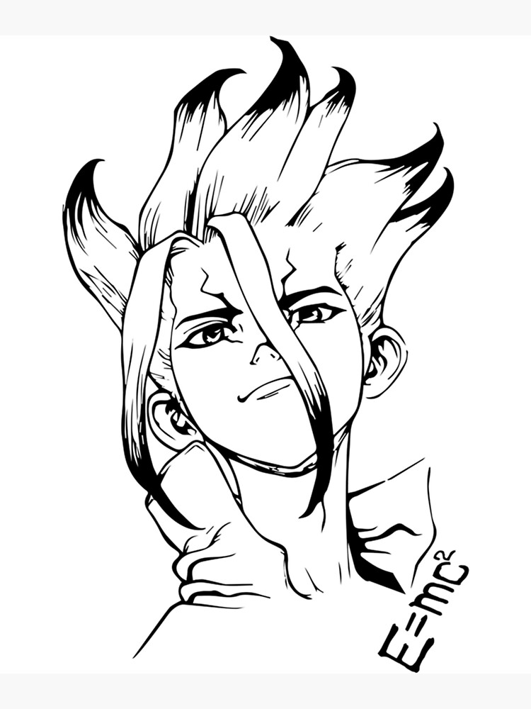 "Dr Stone Anime Fan art" Poster for Sale by nathalieyxd1510 | Redbubble