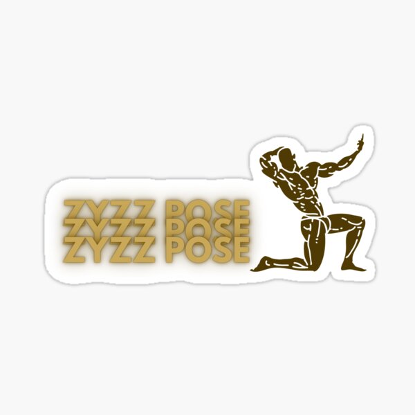 "Flexing These Muscle Zyzz pose" Sticker for Sale by RERM | Redbubble