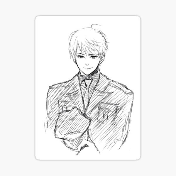 "Aph Prussia" Sticker for Sale by lynnnn | Redbubble