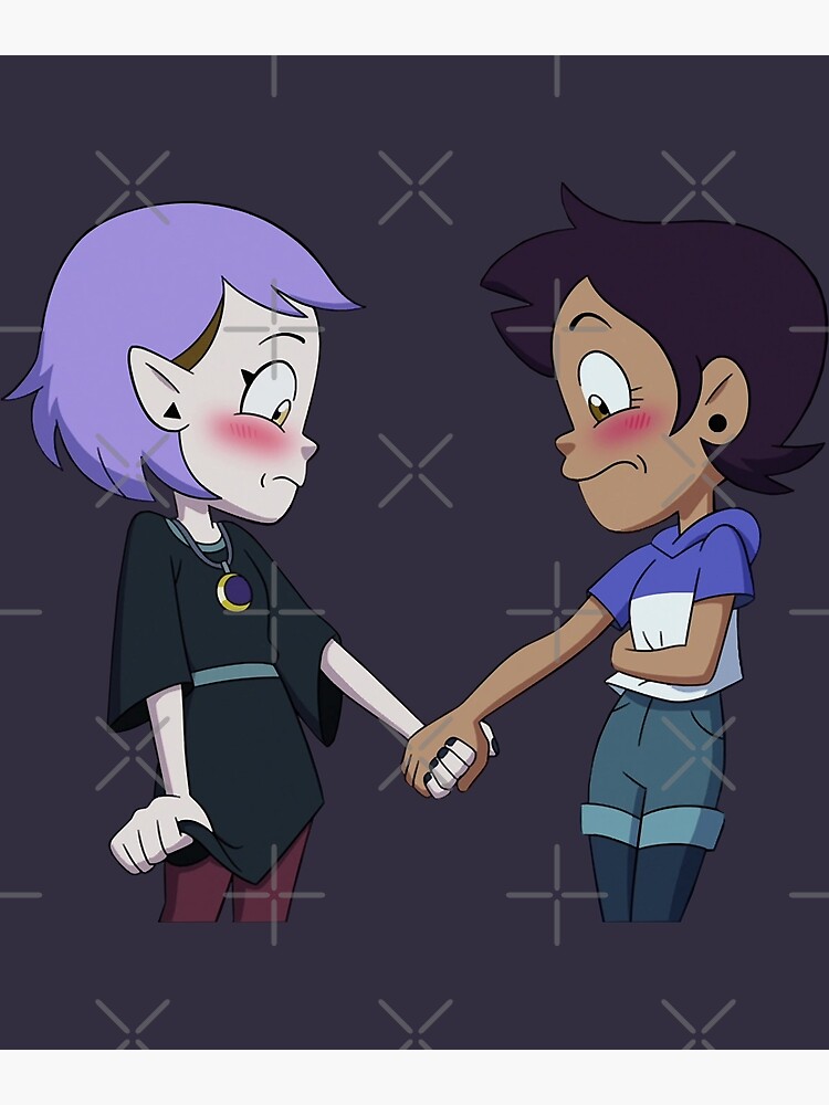 Poster « Amitié Magic Demonic Good People Luz And Amity Embarrassed ...