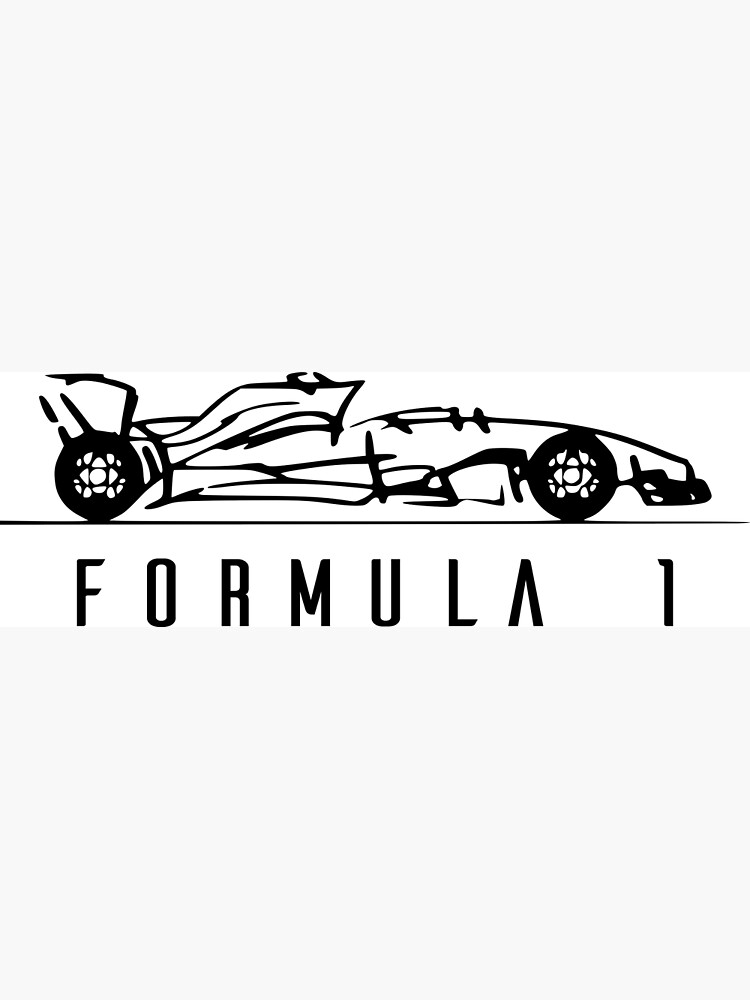 "FORMULA 1 line art" Poster for Sale by RaceTrack-F1 | Redbubble