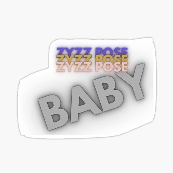 "Zyzz pose Baby" Sticker for Sale by RERM | Redbubble
