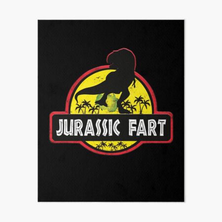 "Jurassic Fart T-rex Funny Farting Dinosaur" Art Board Print for Sale ...
