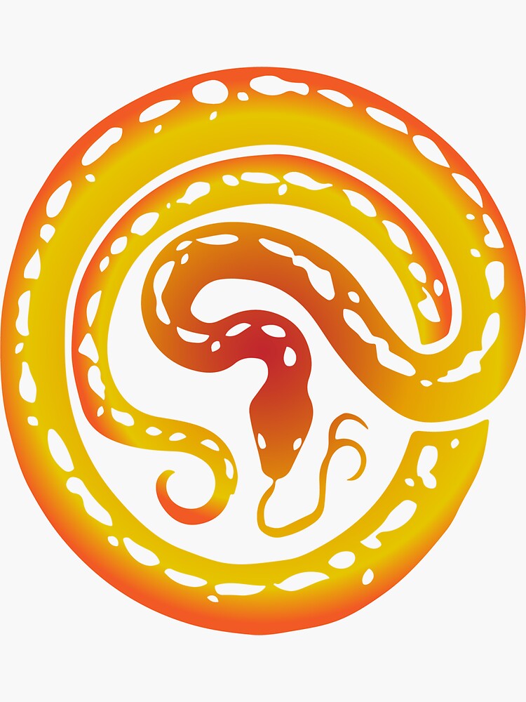 "Snake" Sticker for Sale by bonnie-edwards | Redbubble