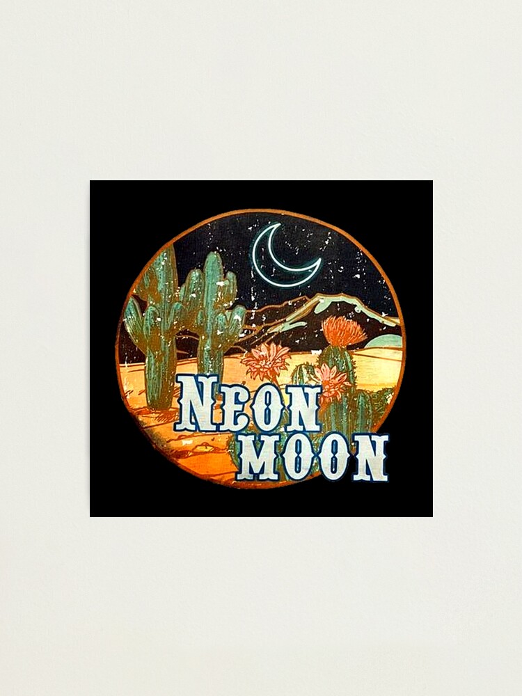 "Brooks & Neon Moon" Photographic Print for Sale by mperview13 | Redbubble