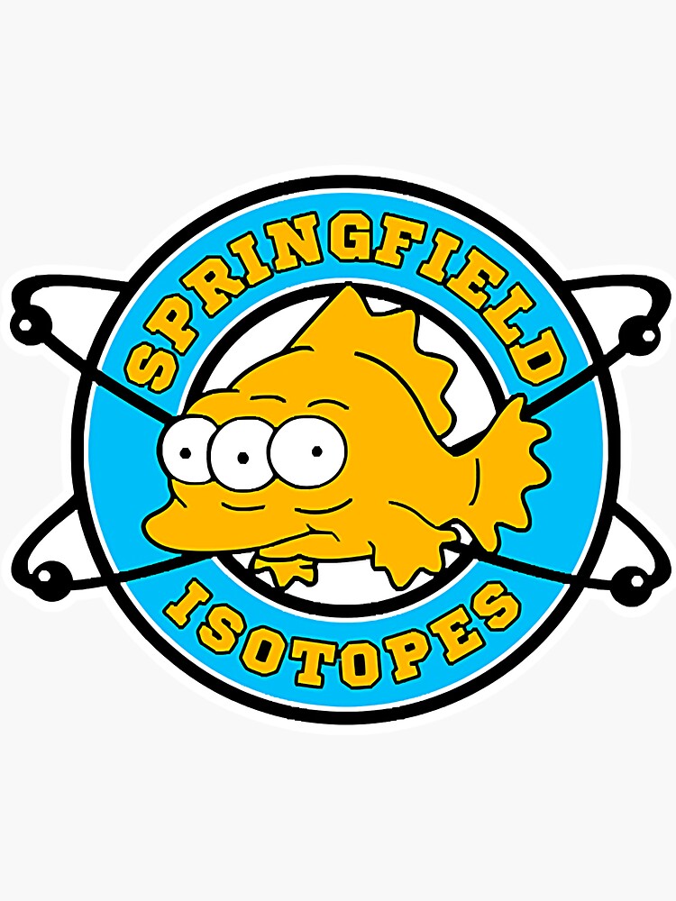 "Springfield Isotopes" Sticker for Sale by Taerina700 | Redbubble