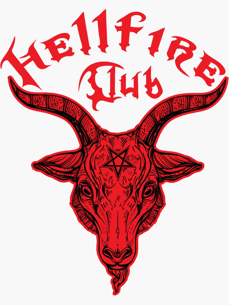 "Hellfire Club, Hellfire Club-Klassiker" Sticker von walemagloodth ...
