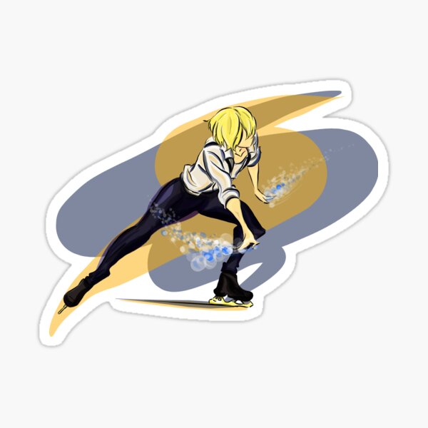 "Yurio!!! on ICE" Sticker for Sale by captainrae | Redbubble