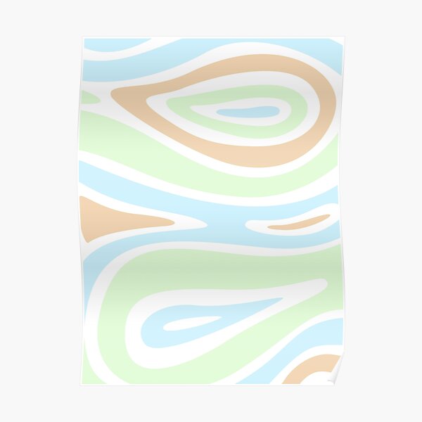 "Unlabeled flag colours retro swirl pattern" Poster for Sale by Holly ...