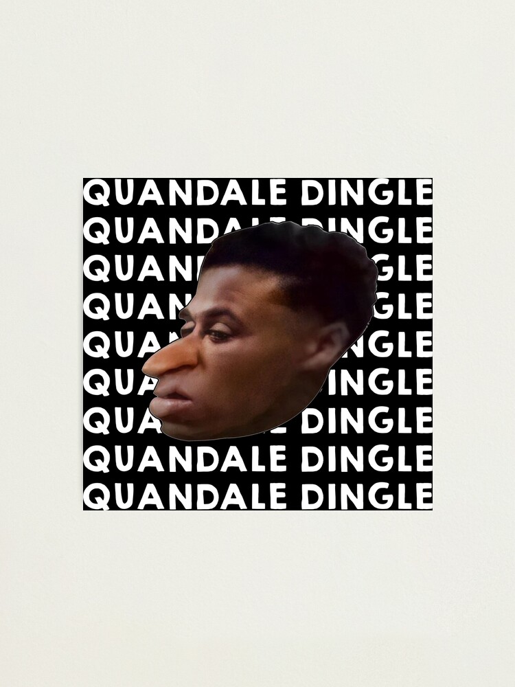 "Quandale Dingle Funny Internet Meme" Photographic Print for Sale by ...
