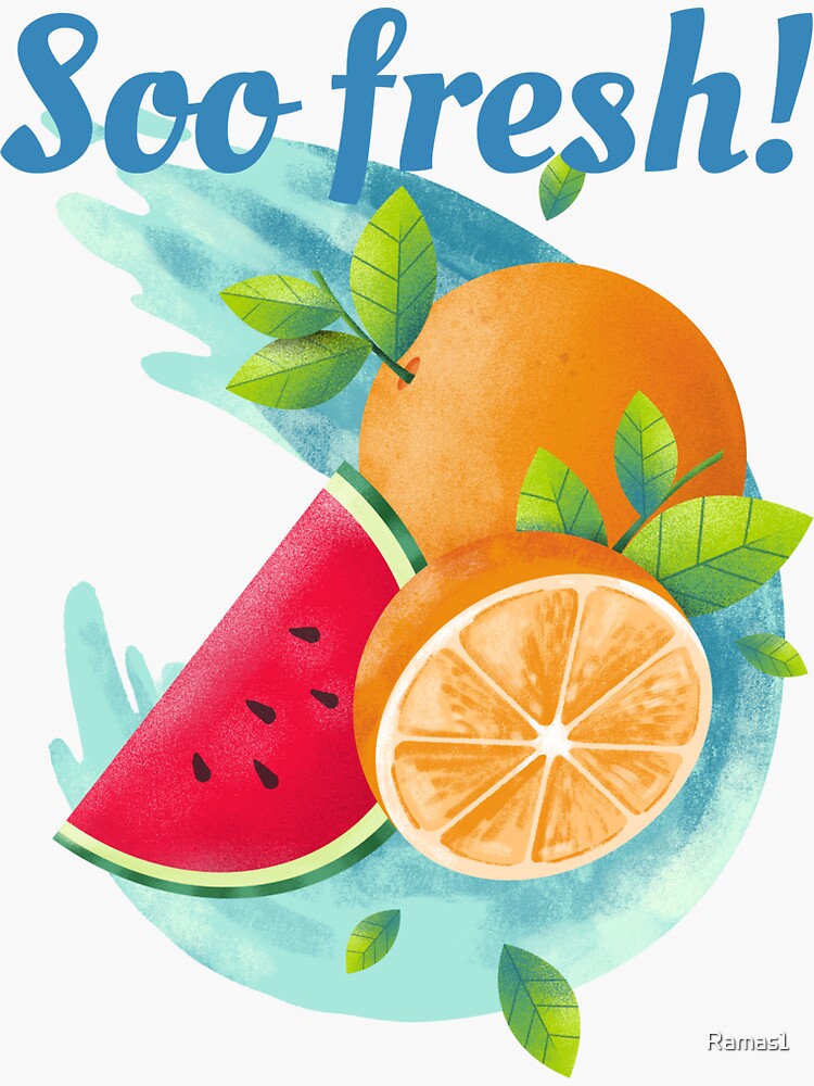 "Soo Fresh design" Sticker for Sale by Ramas1 | Redbubble
