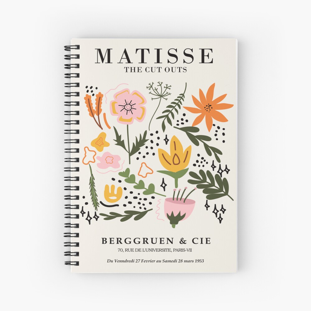 "Matisse Flower Exhibition Design, Henri Matisse Cut Outs" Spiral ...
