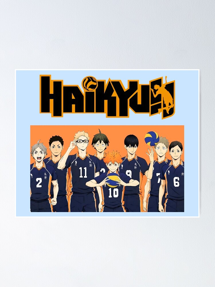 Póster «Karasuno High 25 Haikyuu Anime, Graficos Japon Anime Haikyuu ...
