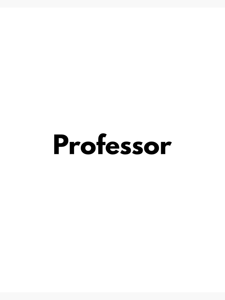 "Professor" Sticker for Sale by Djordje-Gavric | Redbubble