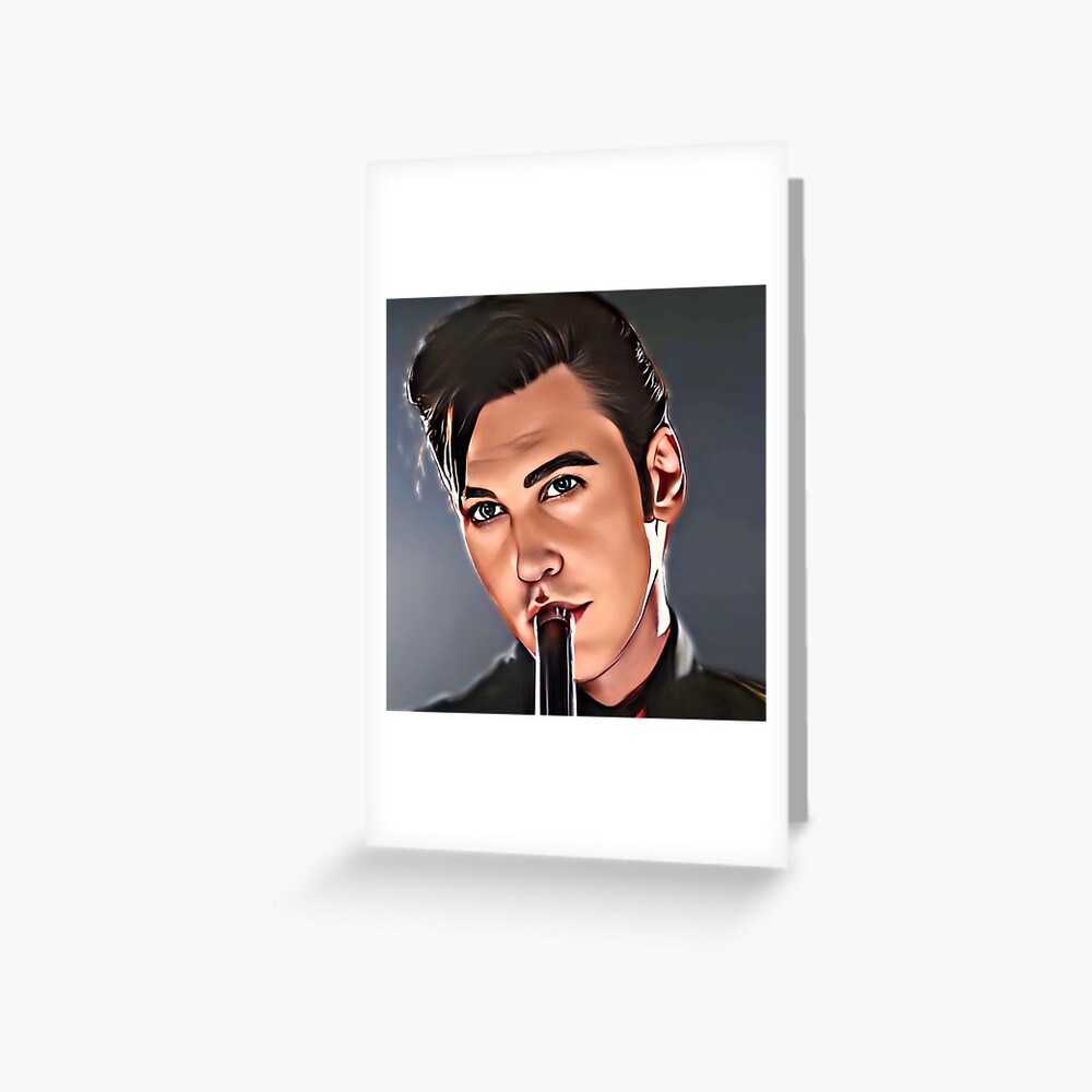 "Austin Butler, Elvis - Elvis Art" Greeting Card by Dragons23 | Redbubble