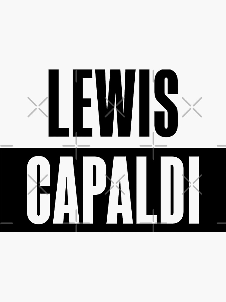 Pegatina «Lewis Capaldi Merch Lewis Capaldi Logo, Jóvenes, Niños ...
