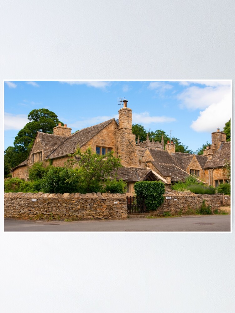 "Upper Slaughter, The Cotswolds" Poster for Sale by Graz-Photos | Redbubble