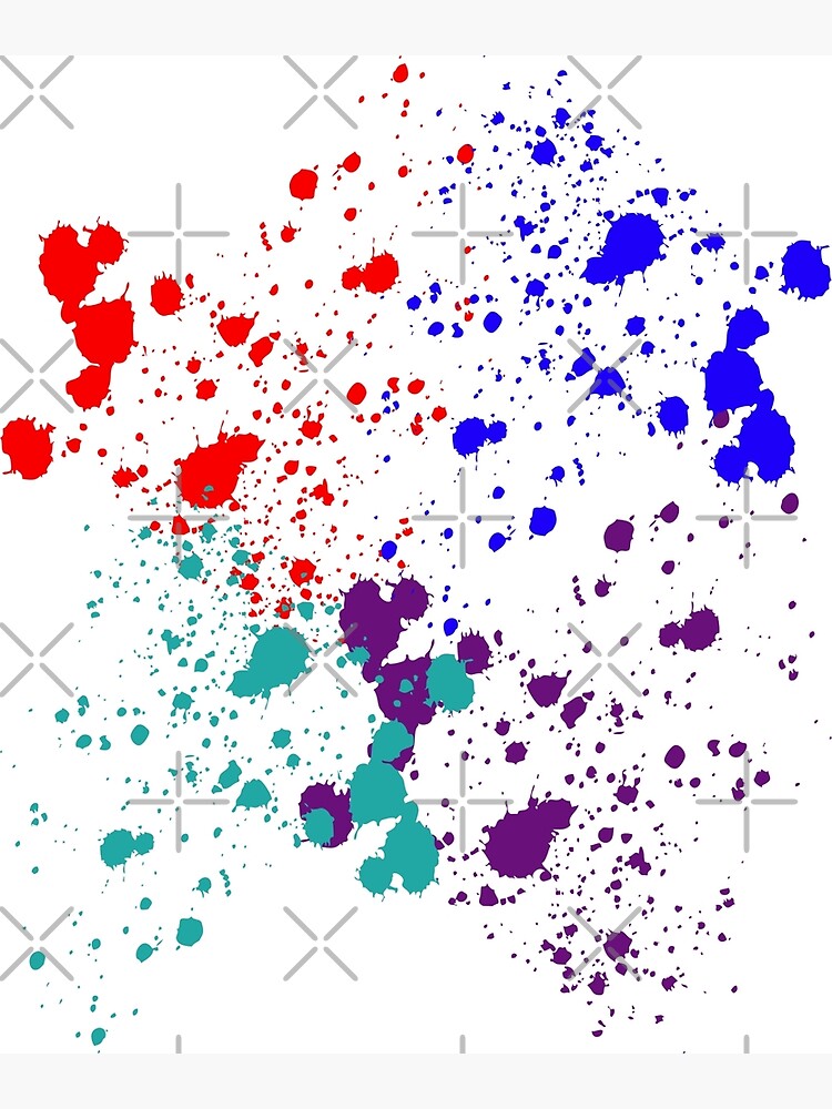 "Paint splash design" Poster for Sale by CCC2021 | Redbubble