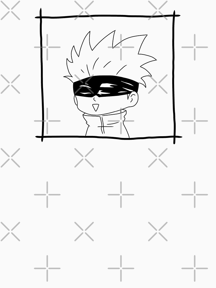 "Satoru Gojo - Jujutsu Kaisen (black outline)" Pullover Hoodie for Sale ...