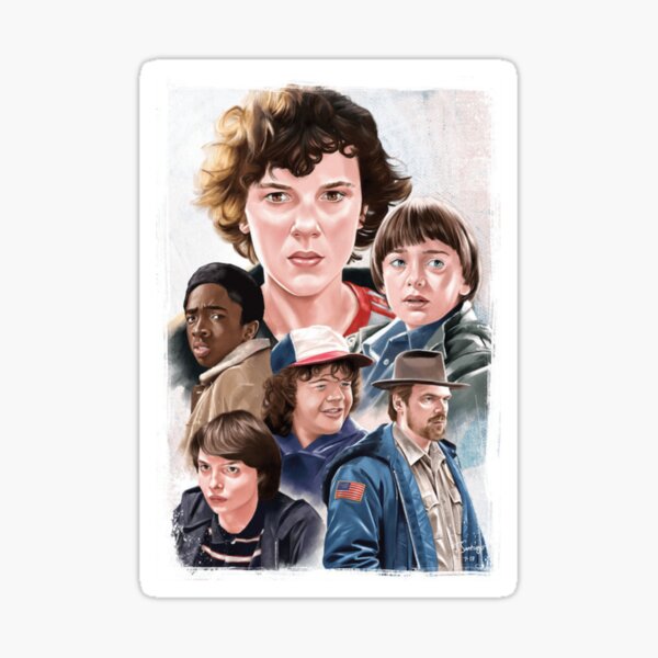 "Cool Eleven stranger thingss products Classic " Sticker for Sale by ...