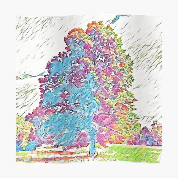 "The Sentinal Pastel Blue " Poster for Sale by SunshineWalker | Redbubble