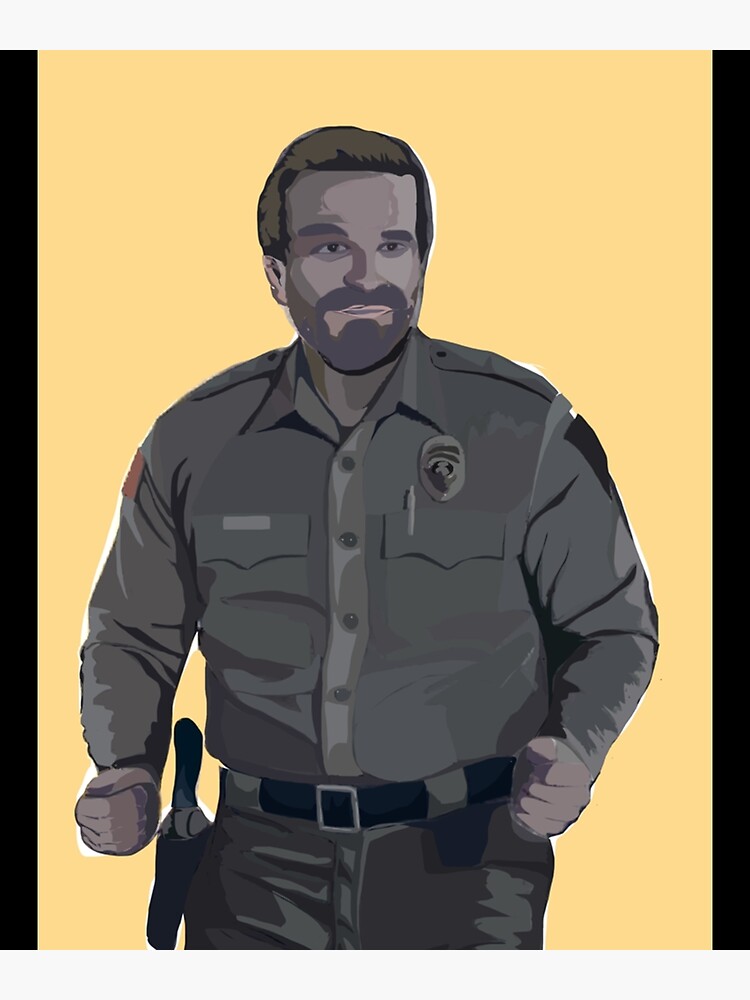 "Dancing Jim Hopper - Stranger Things Classic " Poster for Sale by ...