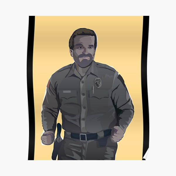 "Dancing Jim Hopper - Stranger Things Classic " Poster for Sale by ...