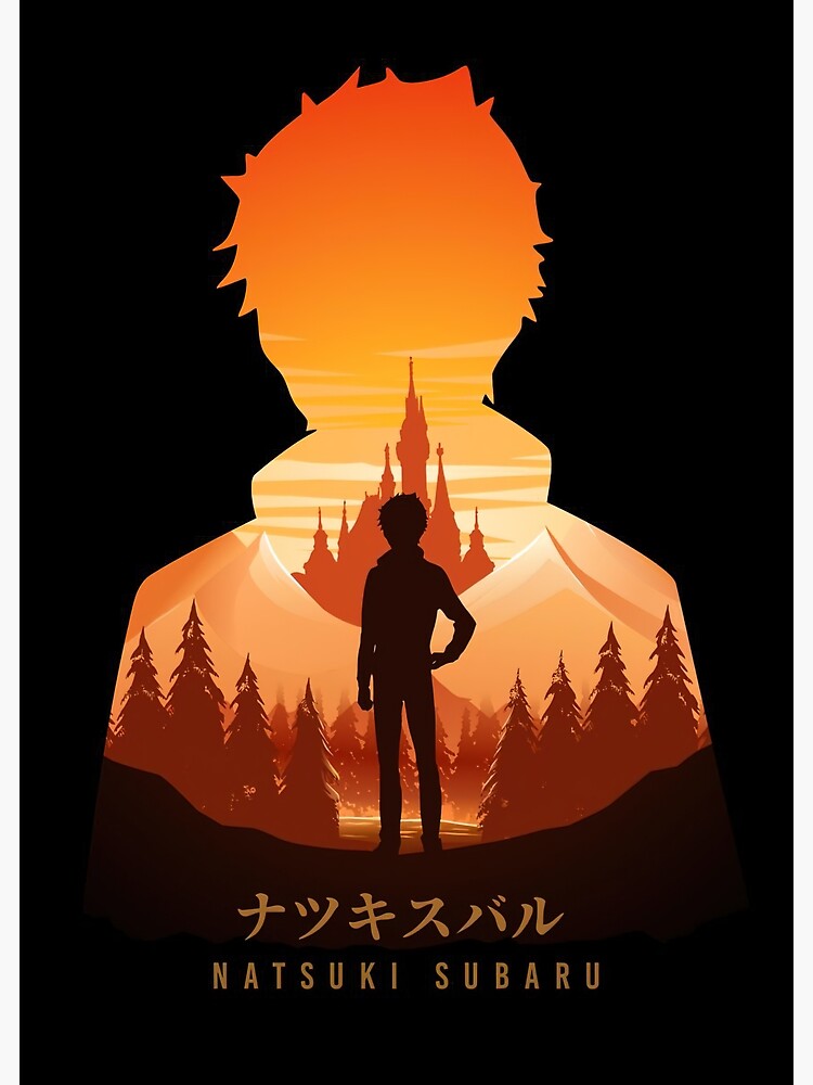"Natsuki Subaru Re Zero" Poster for Sale by DanaHarff634 | Redbubble