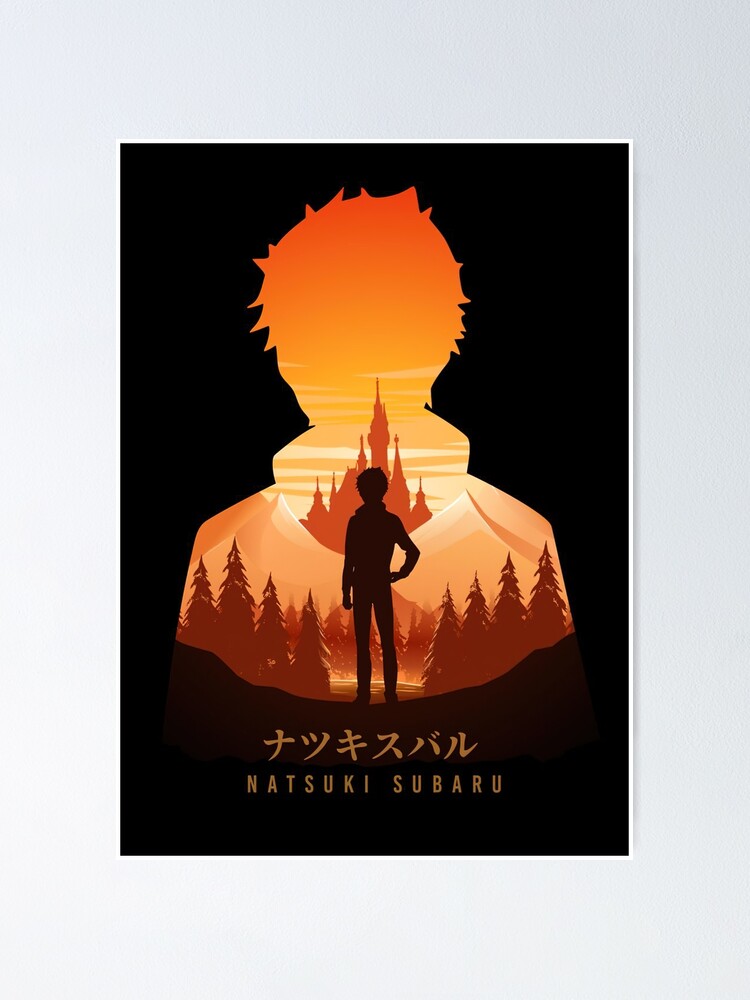 "Natsuki Subaru Re Zero" Poster for Sale by DanaHarff634 | Redbubble