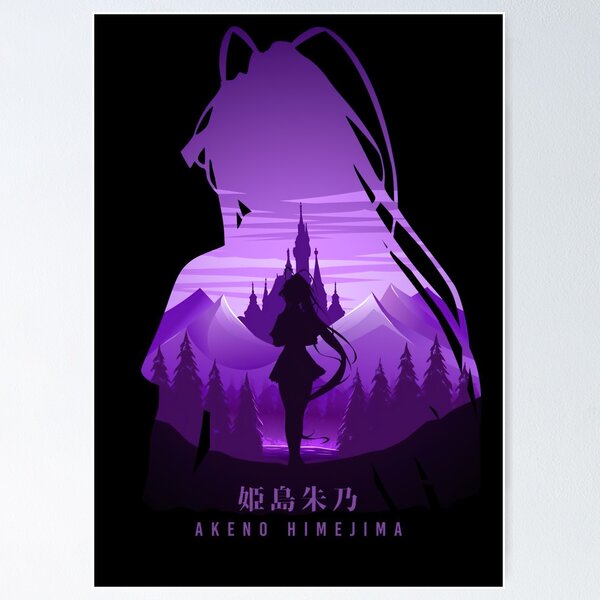 "Akeno High School DxD" Poster for Sale by AubreyChisolm | Redbubble
