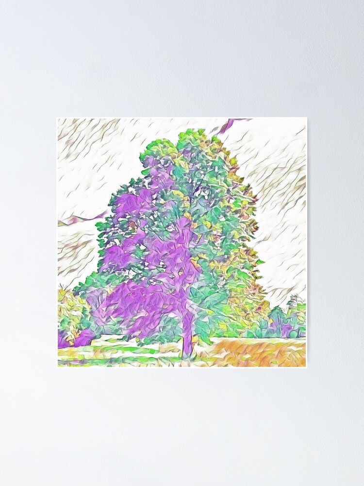 "The Sentinal Pastel Purple" Poster for Sale by SunshineWalker | Redbubble