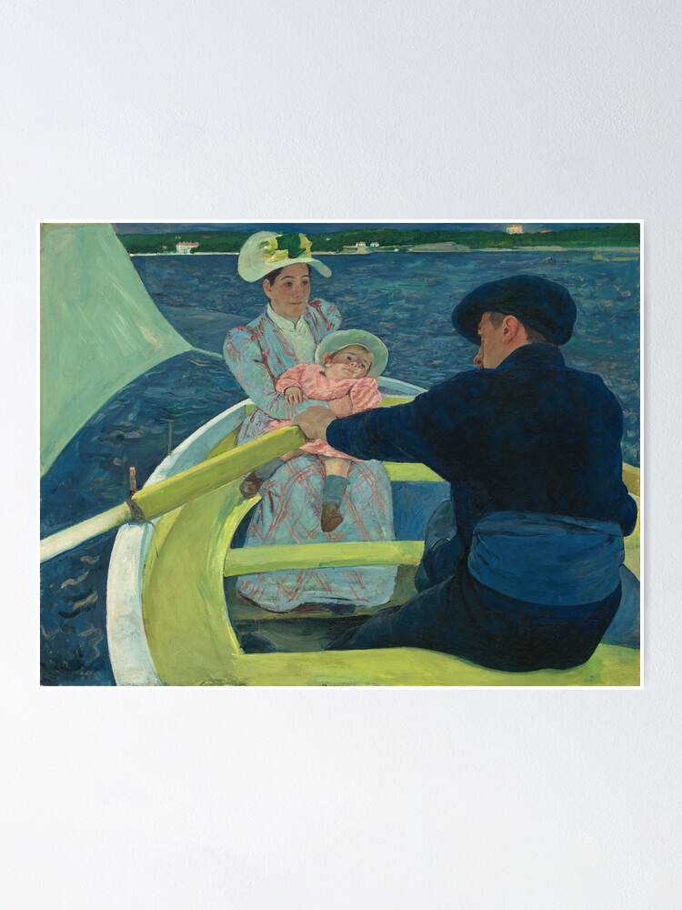 "Mary Cassatt - The Boating party, 1893/1894" Poster for Sale by ...