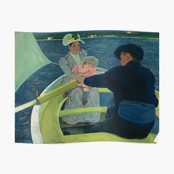 "Mary Cassatt - The Boating party, 1893/1894" Poster for Sale by ...