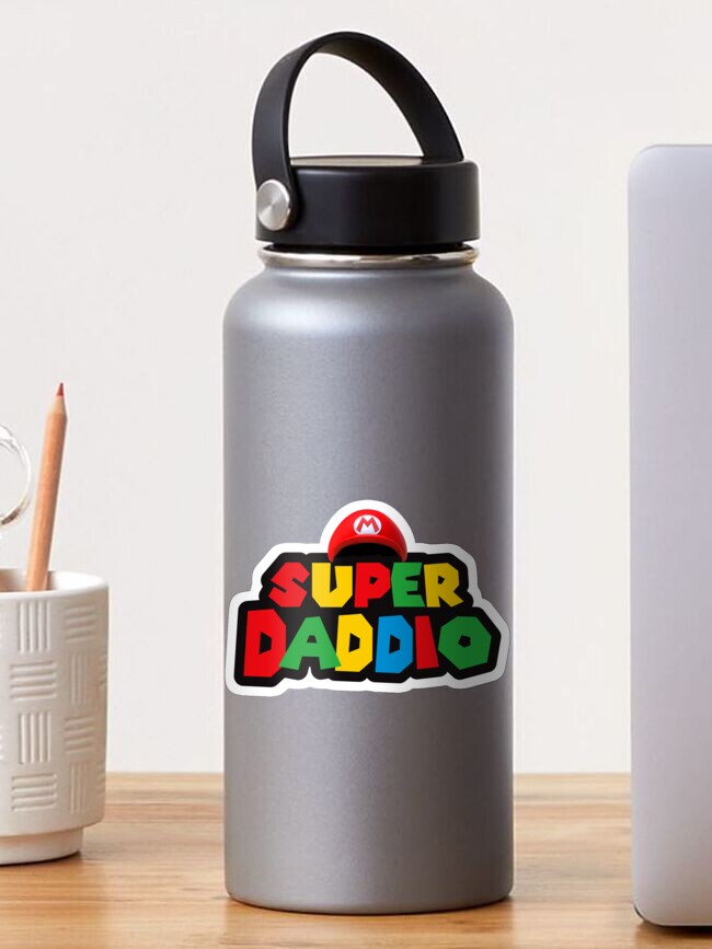 "Super Daddio" Sticker for Sale by alhern67 | Redbubble