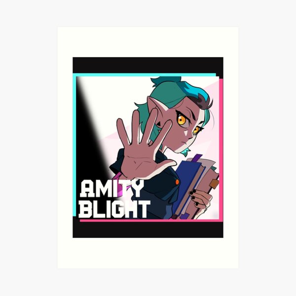 "Bright Close Friendship Magic The Owl House - Amity Blight retro Wave ...
