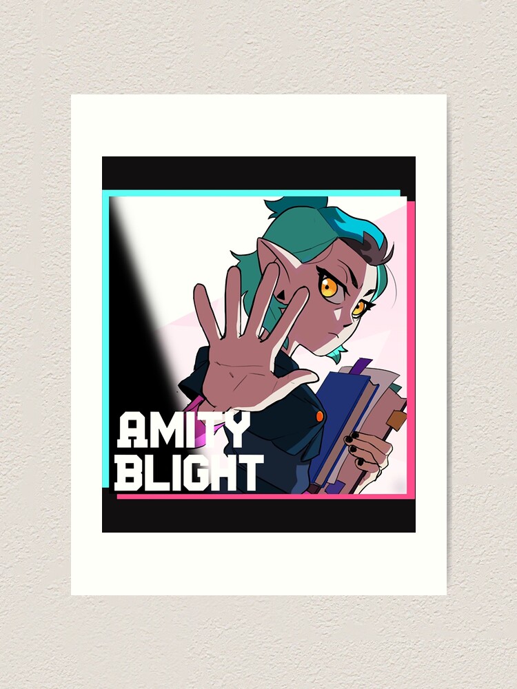 "Bright Close Friendship Magic The Owl House - Amity Blight retro Wave ...