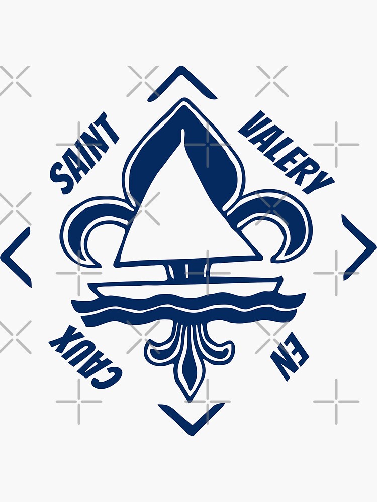 Sticker « Saint Valery en Caux en Normandie, France, La Manche ...