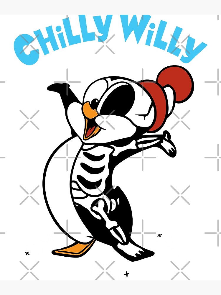 Póster «Best Boys Girls Chilly Willy Esqueleto Lindo Fotográfico» de RileySellheim | Redbubble