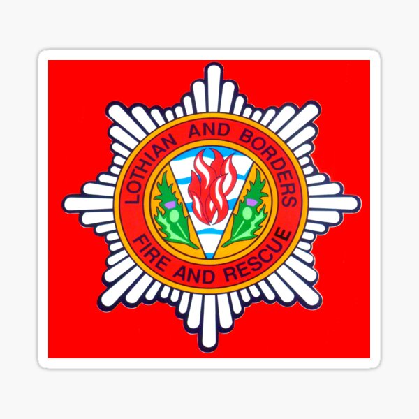 "Lothian and Borders Fire and Rescue " Sticker for Sale by angel1 ...
