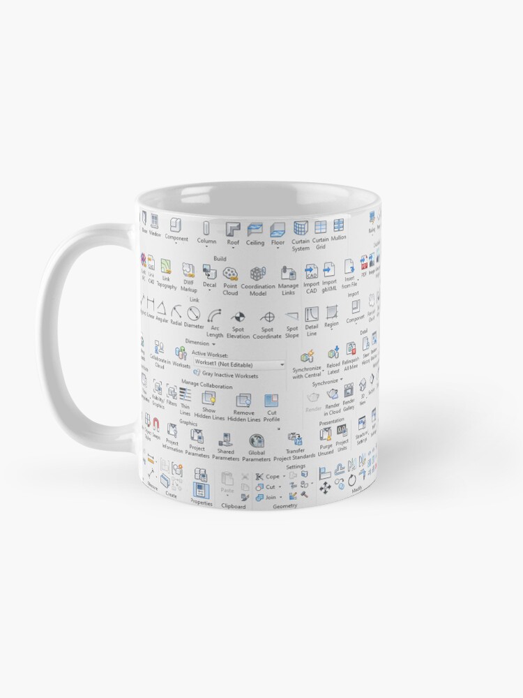 "Revit Ribbon" Coffee Mug for Sale by Jonrjones | Redbubble