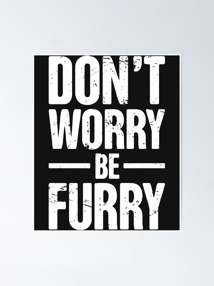 "Funny Anthro Furry Fandom Fursuit Con Gift" Poster for Sale by ...